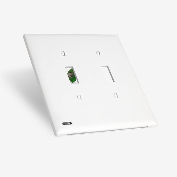 SnapPower Switchlight - 2 Toggle, White