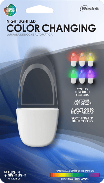 Arch LED Always-On Color Change Night Light