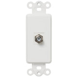 Rocker Insert White - 1 Cable Jack