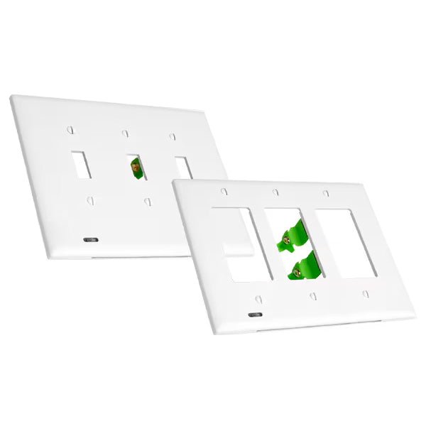 SnapPower Switchlight - 3 Toggle, White